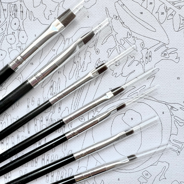 Accesorios para Pintura por Números | Pinceles 🎨 – Pasatiempos Chile